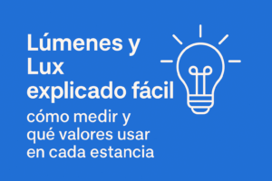 Lúmenes y Lux explicado fácil: cómo medir y qué valores usar en cada ...